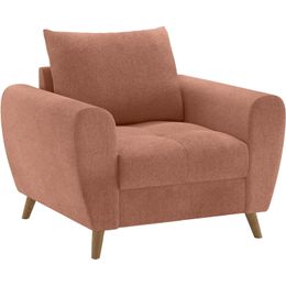 Sessel MR. COUCH, B:96cm H:71cm T:90cm, braun, Novaclean Avanti (100% Polyester), Wohnzimmer, Sessel, "Blackburn II", Passend zu der Garnitur,