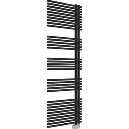 Sanotechnik Elektrischer Badheizk&ouml;rper "E-Wien", B/H/T: 60cm x 170,8cm,matt, schwarz, Heizk&ouml;rper, 1000 W
