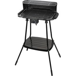 Elektrogrill Tepro, B:60cm H:89cm T:48cm, schwarz, Kontaktgrill_Standgrill_Tischgrill_Teppanyakigrill, "Danville", Grillfläche: ca. 40,4 x 22,7 cm,
