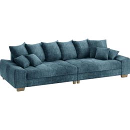 Big-Sofa MR. COUCH, B:300cm H:88cm T:118cm, blau, Dolce (100% Polyester), Sofas, "Nikita II", mit Kaltschaumpolsterung bis 140kg belastbar