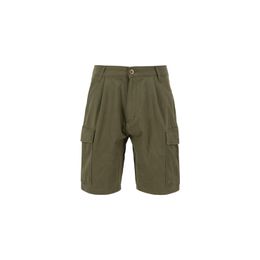 Shorts Alpha Industries "Alpha Industries Men - Shorts Aircraft Short", Herren, Gr. 30, Normalgrößen, grün (schwarz olive), Obermaterial: 100% Baumwolle, Futter: 100% Baumwolle, Hosen