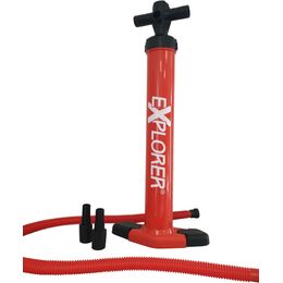 EXPLORER Handpumpe "SUP Doppelhubkolbenpumpe", B:27,5cm H:62cm, rot, Pumpen