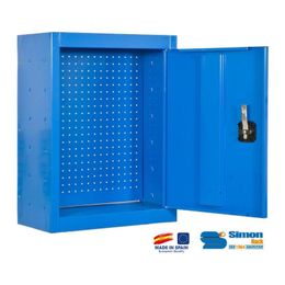 Wandlagerschrank 675x500x275mm Blau - schrank werkzeuge pannel 500 - Simonrack