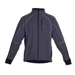 Softshelljacke DEPROC Active "THORSBY Women Midlayer", Damen, Gr. 48 (XL), grau (anthra), 96% Polyester; 4% Elastan, sportlich, Langarm mit Gummizug,mit Daumenlöchern, Jacken Outdoorbekleidung Softshelljacke Sportbekleidung Übergangsjacke, auch in Großen Größen erhältlich