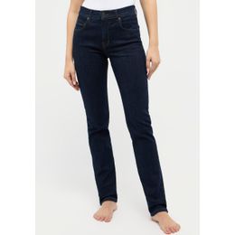 Slim-fit-Jeans Angels "CICI", Damen, Gr. 36, Länge 28, blau (schwarz indigo), Denim/Jeans, Obermaterial: 91% Baumwolle, 6% Polyester, 3% Elasthan, casual, slim fit, Jeans