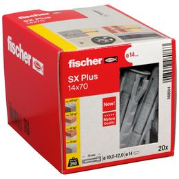 Fischer Spreizd&uuml;bel-Set 'SX Plus' &Oslash; 14 x 70 mm, 20-teilig