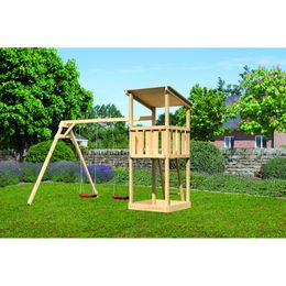 Akubi Spielturm 'Anna' Doppelschaukelanbau, 371 x 264 x 270 cm