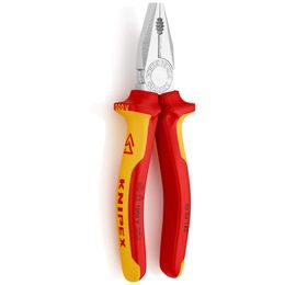 Knipex VDE-Kombizange verchromt 180 mm