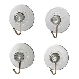 Wenko Saughaken transparent, 4er Set