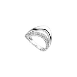 Paul Valentine Crystal Galaxy Ring Silver