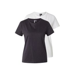 Pieces T-Shirt Damen Gr&ouml;&szlig;e XXL schwarz / wei&szlig;