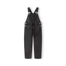 MINOTI Latzhose M&auml;dchen Gr&ouml;&szlig;e 128/134 black denim