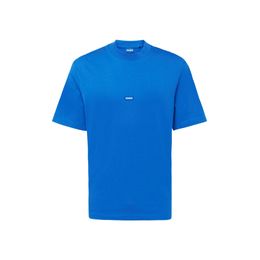 Hugo T-Shirt 'Nieros' Herren Gr&ouml;&szlig;e XL royalblau / offwhite