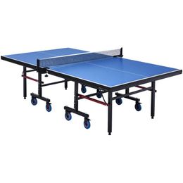 VEVOR Ping-Pong-Tisch, professionelles Tischtennisspiel, tragbarer MDF-Tischtennistisch für den Innenbereich, faltbarer Ping-Pong-Tisch mit