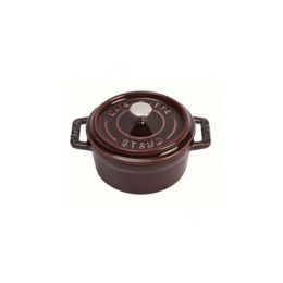 Staub Cocotte 22 cm Granate aus Gusseisen