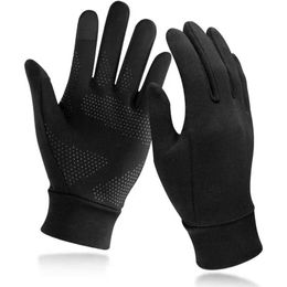 Touchscreen-Handschuhe, Herren-Damen-Sporthandschuhe, Handschuhfutter, Outdoor-Laufhandschuhe, Winter-warme Handschuhe, winddichte, rutschfeste