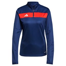 adidas Performance Funktionsshirt 'Tiro 25 Essentials' Damen Größe 4XS marine / rot / weiß