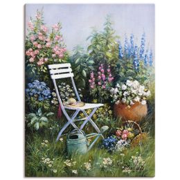 Wandbild Artland "Unvergesslich", grün, B:90cm H:120cm, Canvas, Leinwand, Bilder, als Leinwandbild, Poster, Wandaufkleber in verschied. Größen