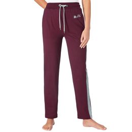 Homewearpants feel good, Damen, Gr. 20/21, Kurzgrößen, lila (beere), 100% Baumwolle, unifarben, Hosen