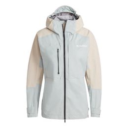 Adidas Xploric Hardshelljacke Damen - blau - Gr. XS - Polyamid
