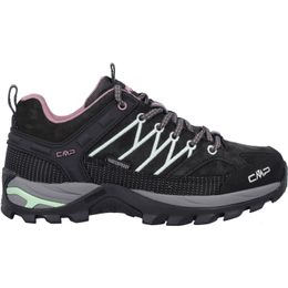 CMP Rigel Low Wp Wanderschuhe Damen - schwarz - Gr. 39 - Leder