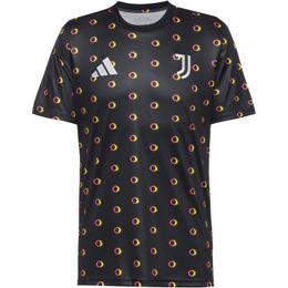 Adidas Juventus Turin Prematch Funktionsshirt Herren - schwarz - Gr. L - Polyester