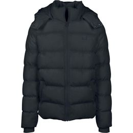 Urban Classics Hooded Puffer Jacket &Uuml;bergangsjacke schwarz in 3XL TB1807 black