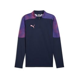 Puma Sportshirt 'IndividualFinal' Herren Größe S navy / violettblau / pitaya