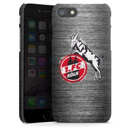 DeinDesign iPhone SE (2020) Handy Premium Case Smartphone Handyh&uuml;lle Schutzh&uuml;lle matt Metallic Look Official Licensed Product 1. Fc K&ouml;ln Premium Case