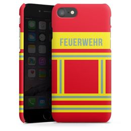 DeinDesign iPhone SE (2022) Handy Premium Case Smartphone Handyh&uuml;lle Schutzh&uuml;lle matt Fire Fighters Fire Fighter Life Saver Premium Case