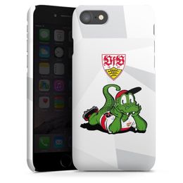DeinDesign iPhone SE (2022) Handy Premium Case Smartphone Handyh&uuml;lle Schutzh&uuml;lle matt Vfb Stuttgart Official Licensed Product Mascot Premium Case