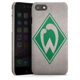 DeinDesign iPhone SE (2020) Handy Premium Case Smartphone Handyh&uuml;lle Schutzh&uuml;lle matt Official Licensed Product Sv Werder Bremen Concrete Premium Case