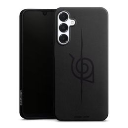DeinDesign Galaxy A16 5G Handy Premium Silikon H&uuml;lle Handyh&uuml;lle schwarz Case Konoha Sasuke Naruto Shippuden Silikon Premium Case