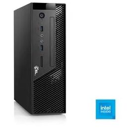 CSL Mini-PC "Mini-ITX i3-14100 / 8 GB / 500 GB M.2 SSD / Windo 11 Home", schwarz, Microsoft Windows 11 Home (64 Bit), 8 GB RAM 500 GB SSD, Computer