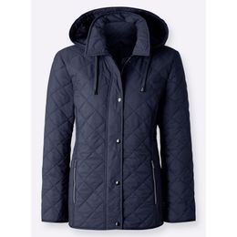 WITT Damen Winterjacke mit Schlingenknopf-Verschluss, marine, Gr&ouml;&szlig;e 42