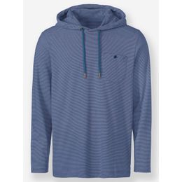 Marco Donati Herren Langarmshirt, jeansblau-meliert, Gr&ouml;&szlig;e 56/58