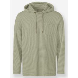 Marco Donati Herren Langarmshirt, schilf-meliert, Gr&ouml;&szlig;e 52/54