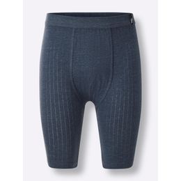 w&auml;schepur men Herren Hose knielang, dunkelblau-meliert, Gr&ouml;&szlig;e 8