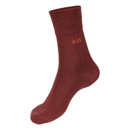 H.I.S. H.I.S Herren Socken, 2x schwarz, 2x braun, 2x braun meliert, 1x dunkelbeige-meliert, 1x hellbeige-meliert, 1x rost, 2x olive, 1x khaki, Gr&ouml;&szlig;e 47/48