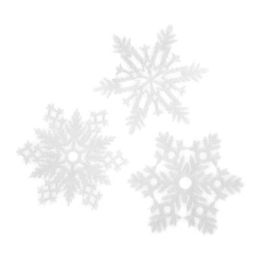 Fensterschmuck Schneeflocke 3er-Set