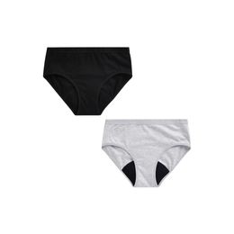next Underpants 'Period' girl Grey, Black size 7-8 yrs