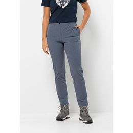 Trekkinghose Jack Wolfskin "WINTERNEBEL PANTS W", Damen, Gr. 40, Normalgrößen, blau (night, blau), OBERSTOFF 93% POLYESTER, 7% ELASTHAN FUTTER 65% POLYESTER, 35% BAUMWOLLE, Hosen