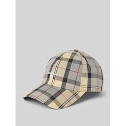 Barbour Basecap mit Label-Stitching Modell 'Tartan'