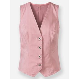 WITT Damen Jeansweste mit tailliertem Schnitt, hortensie, Gr&ouml;&szlig;e 36