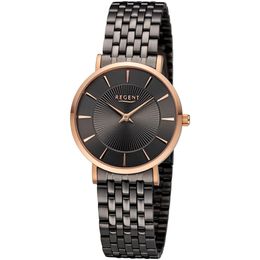 Regent Uhren Regent Uhr Damen Gr&ouml;&szlig;e One Size rosegold / schwarz