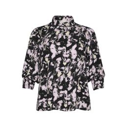 Kaffe CURVE Blouse 'KA Lurana' female size 6XL Cream / Pastel purple / Black
