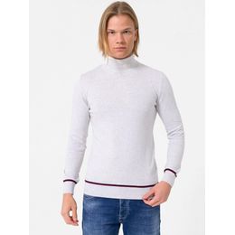 Dandalo Pullover Herren Gr&ouml;&szlig;e L nachtblau / silbergrau / rubinrot