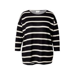 Only Carmakoma Shirt 'CARAlba' female size XXXL/4XL Black / White