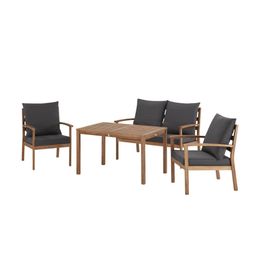 Höffner Loungegruppe Caracas ¦ holzfarben » Höffner