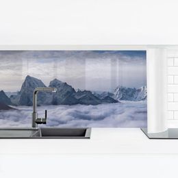 MICASIA Küchenrückwand - Wolkenmeer im Himalaya Größe HxB: 40cm x 140cm Material: Magnetisch